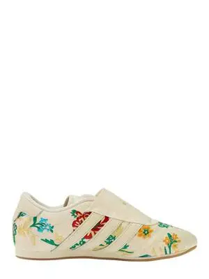 Adidas Floral-embroidered Taekwondo Sneakers - Neutrals