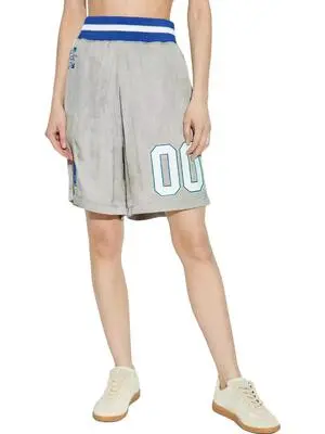 Off-White Number-print Shorts - Grey