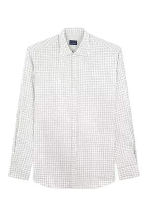 Paul & Shark Check-pattern Cotton Shirt - White