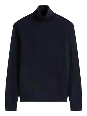 Tommy Hilfiger Wool Turtleneck Sweater - Blue
