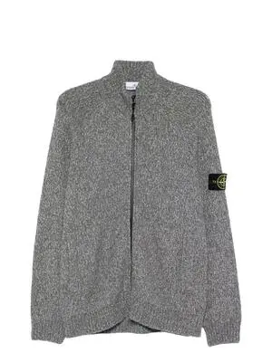 Stone Island Compass-badge Cardigan - Grey