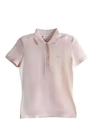 Lacoste Embroidered-logo Polo Shirt - Pink