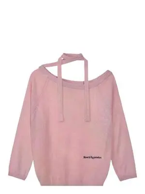 REST&RECREATION Neck-tie Pullover - Pink