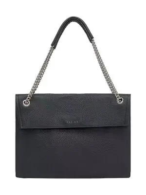 ORTIGNI Venus Leather Shoulder Bag - Black