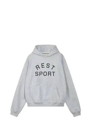 REST&RECREATION Logo-Print Hoodie
