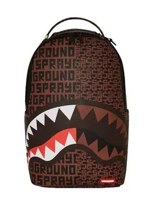 SPRAYGROUND Money Split Dlx Backpack - Tan/check