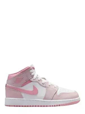 JORDAN 1 Mid Sneakers - Pearl Pink/white/medium Soft Pink