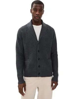 Simkhai Grant Shawl Cardigan - Charcoal Melange