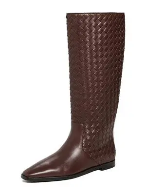 LOEFFLER RANDALL Tilly Riding Boots - Espresso