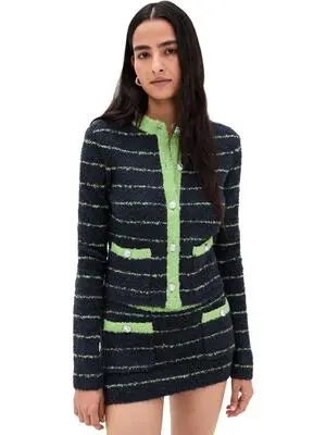 GUIZIO Aurelie Stripe Cardigan