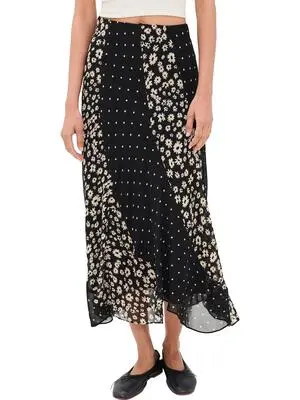 Rails Felina Handkerchief Hem Skirt - Daisy Dot Combo