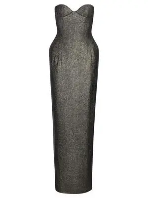 Magda Butrym Hourglass Maxi Dress - Silver