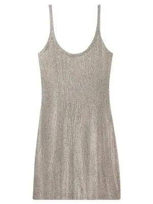 Alexander Wang Fitted Mini Dress - Gold