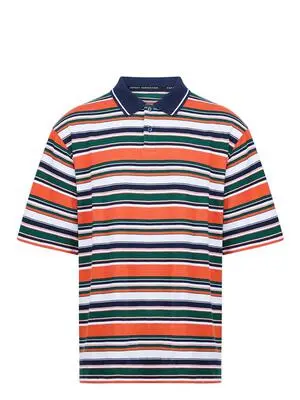 Martine Rose Oversized Polo Green And Orange - Multicolor