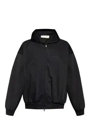 Fear Of God Logo-patch Hooded Jacket - Black
