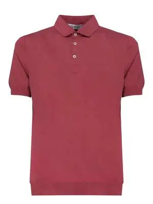 John Galliano Short-sleeved Polo Shirt - Red
