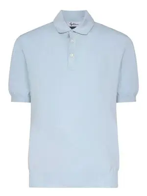 John Galliano Short-sleeved Polo Shirt - Blue