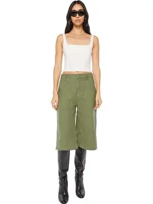 MOTHER The Half Chisel Dried Herb Capri Jeans - Green