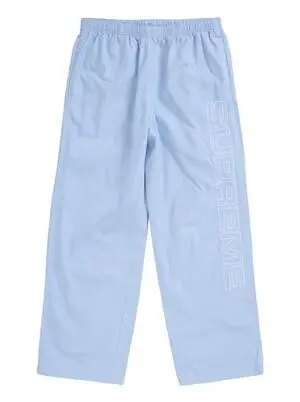 Supreme Spellout Embroidered Ripstop Track Pant - Blue