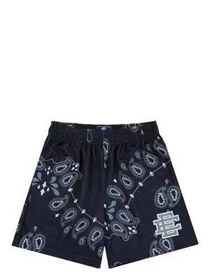 ERIC EMANUEL EE Basic Short Black Paisley/silver