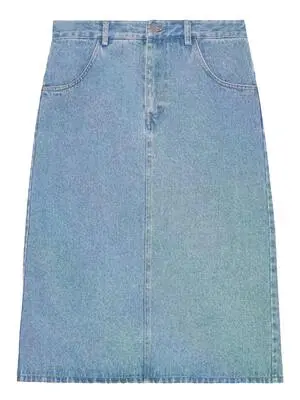 OPÉRASPORT Denim Midi Skirt