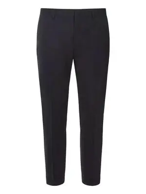 BE ABLE Cuffed Slim-leg Trousers - Blue