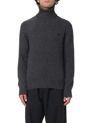 Ami Turtleneck Sweater - Charcoal