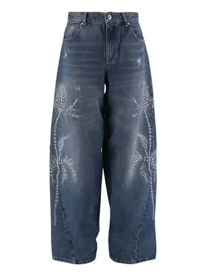 Blumarine Straight Leg Jeans - Navy