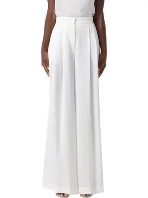 Pinko Wide Leg Trousers - White