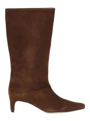 Staud Mid-calf Boots - Burgundy