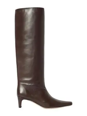 Staud Leather Boots - Brown