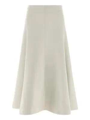 Jacquemus A-line Skirt - White