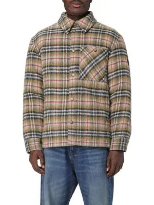 Burberry Plaid Shirt Jacket - Beige