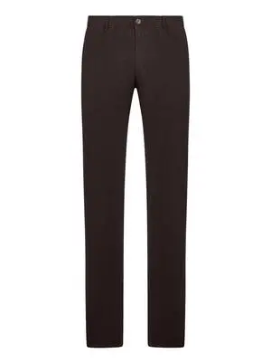 Incotex Trousers Flat Front - Kaki