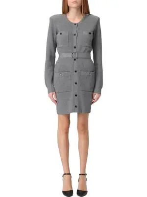 Liu Jo Buttoned Dress - Grey