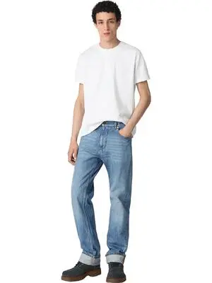 BOTTEGA  VENETA Vintage Straight Leg Jeans - Mid Blue