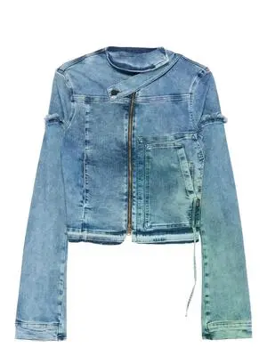 Ottolinger Frayed Denim Jacket - Blue