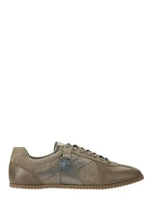 Kurt Geiger Eldon Leather And Suede Trainers - Taupe