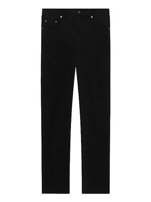 The Kooples Slim-fit Mid-rise Stretch-denim Jeans - Black
