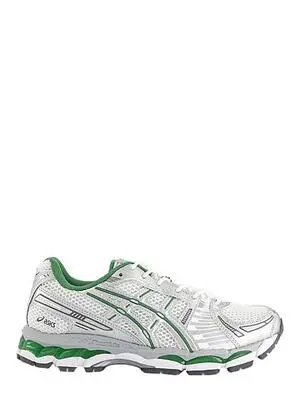 Asics Gel-Kayano 12 Mesh Trainers White Pure Silver