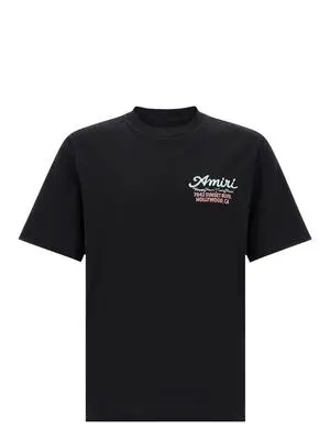 Amiri Neon Lights Oversized Tee - Black
