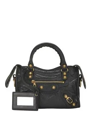 Balenciaga Agneau Giant 12 City Bag - Black