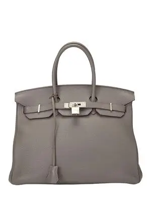 HERMÈS Etain Togo Birkin 35