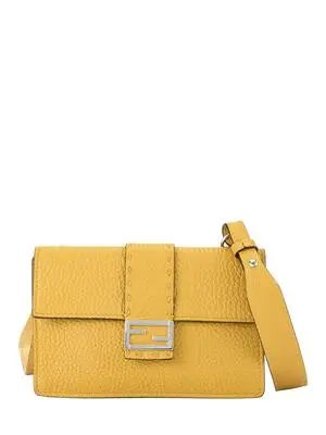 Fendi Selleria Convertible Baguette Pouch - Yellow