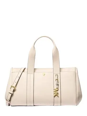 Michael Kors Small Leather Satchel - Lt Cream