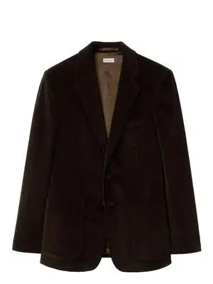 Burberry Corduroy Tailored Jacket - Clove Brown