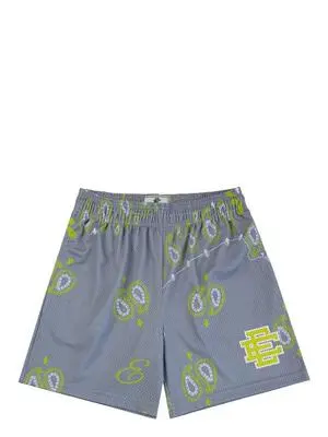 ERIC EMANUEL EE Basic Short Grey Paisley/neon Green