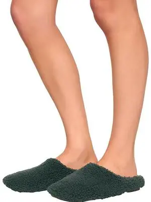 Eberjey Fleece Slippers - Pine