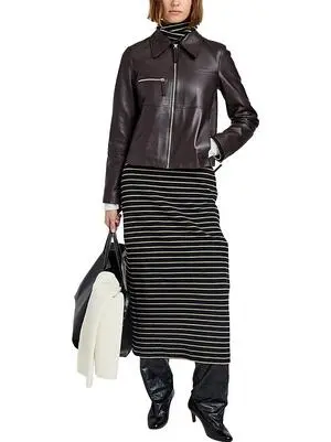 PROENZA SCHOULER WHITE LABEL Leather Annabel Jacket