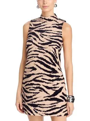 Cara Cara Tay Dress - Zebra Blush
